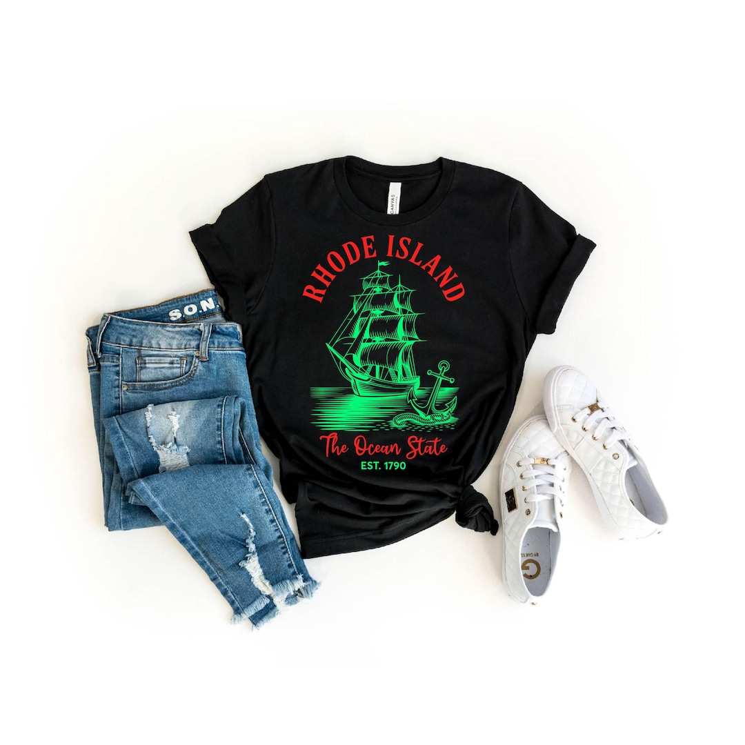 Rhode Island T-shirt, the Ocean State Shirt, Rhode Island Tee, US ...