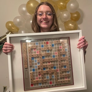 Personalized Scrabble Game Board - Etsy