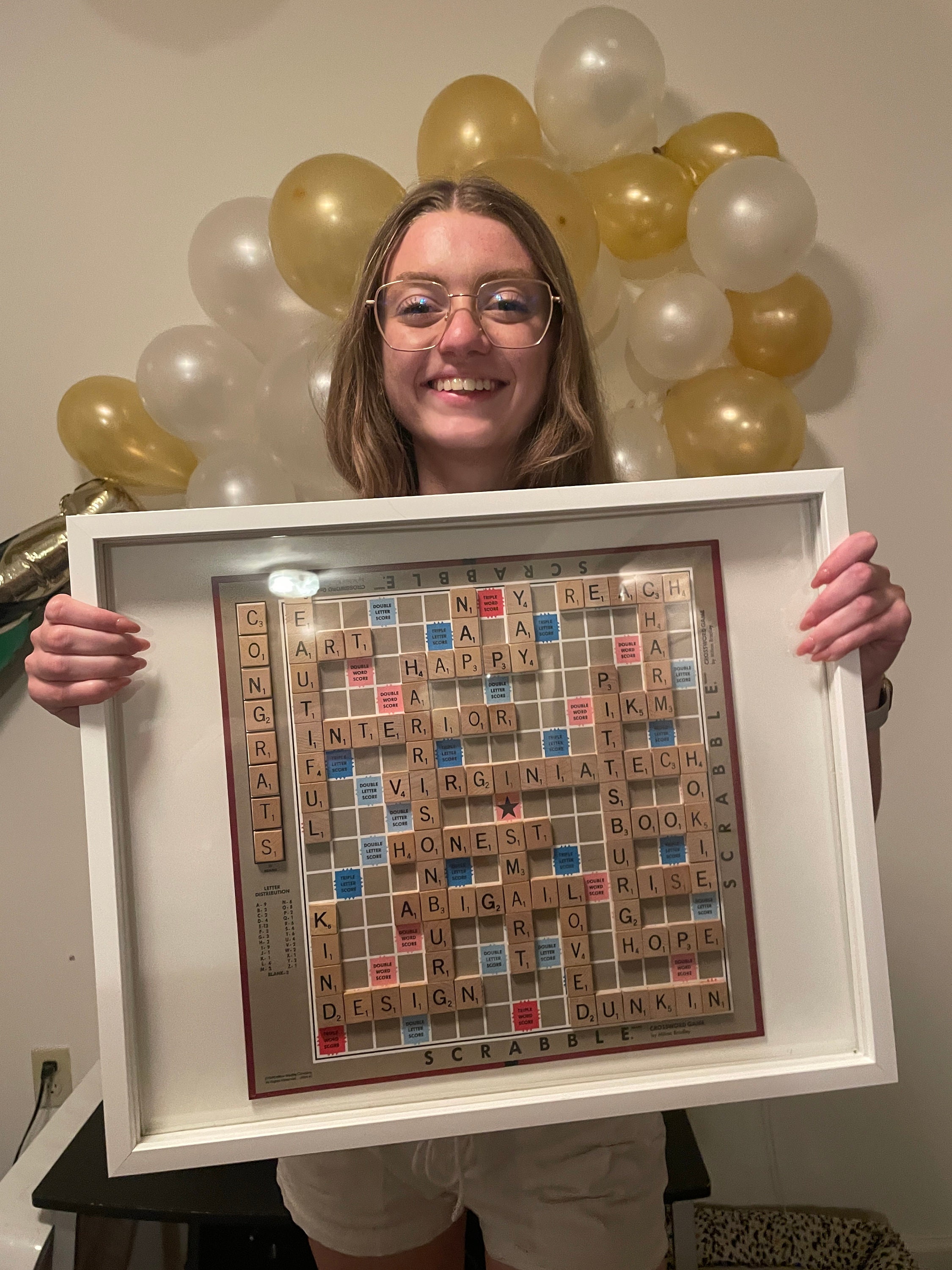 Personalized Scrabble Game Board - Etsy