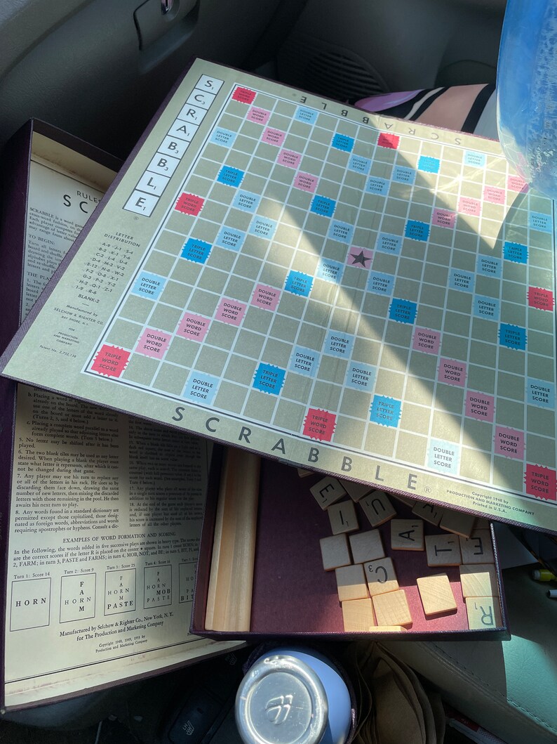Personalized Scrabble Game Board - Etsy