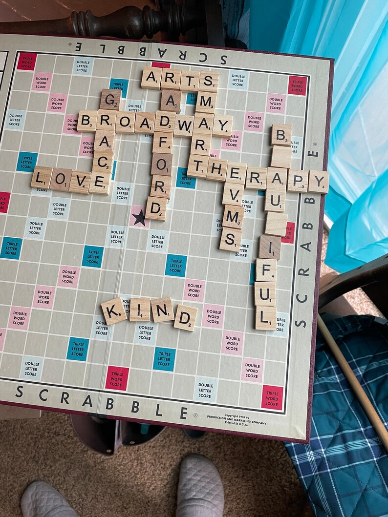 Personalized Scrabble Game Board - Etsy