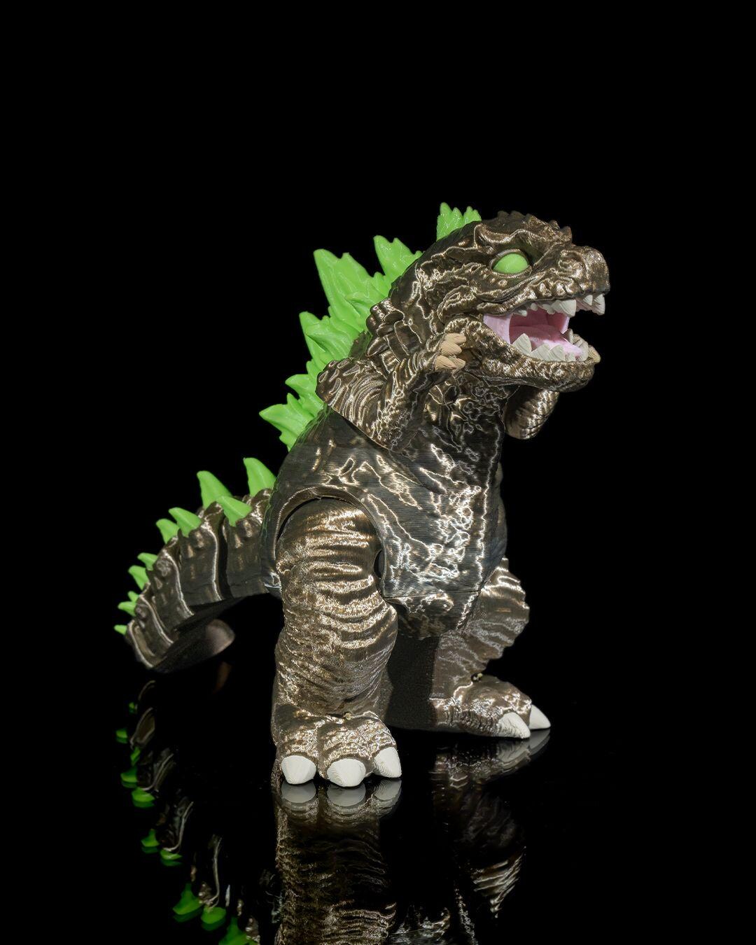 Articulated King Jira 3d Printed King of the Monsters - Etsy