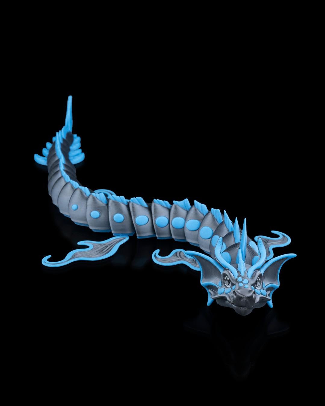 3d-printed Articulated Dragon (the Abyssal Tide) - Etsy