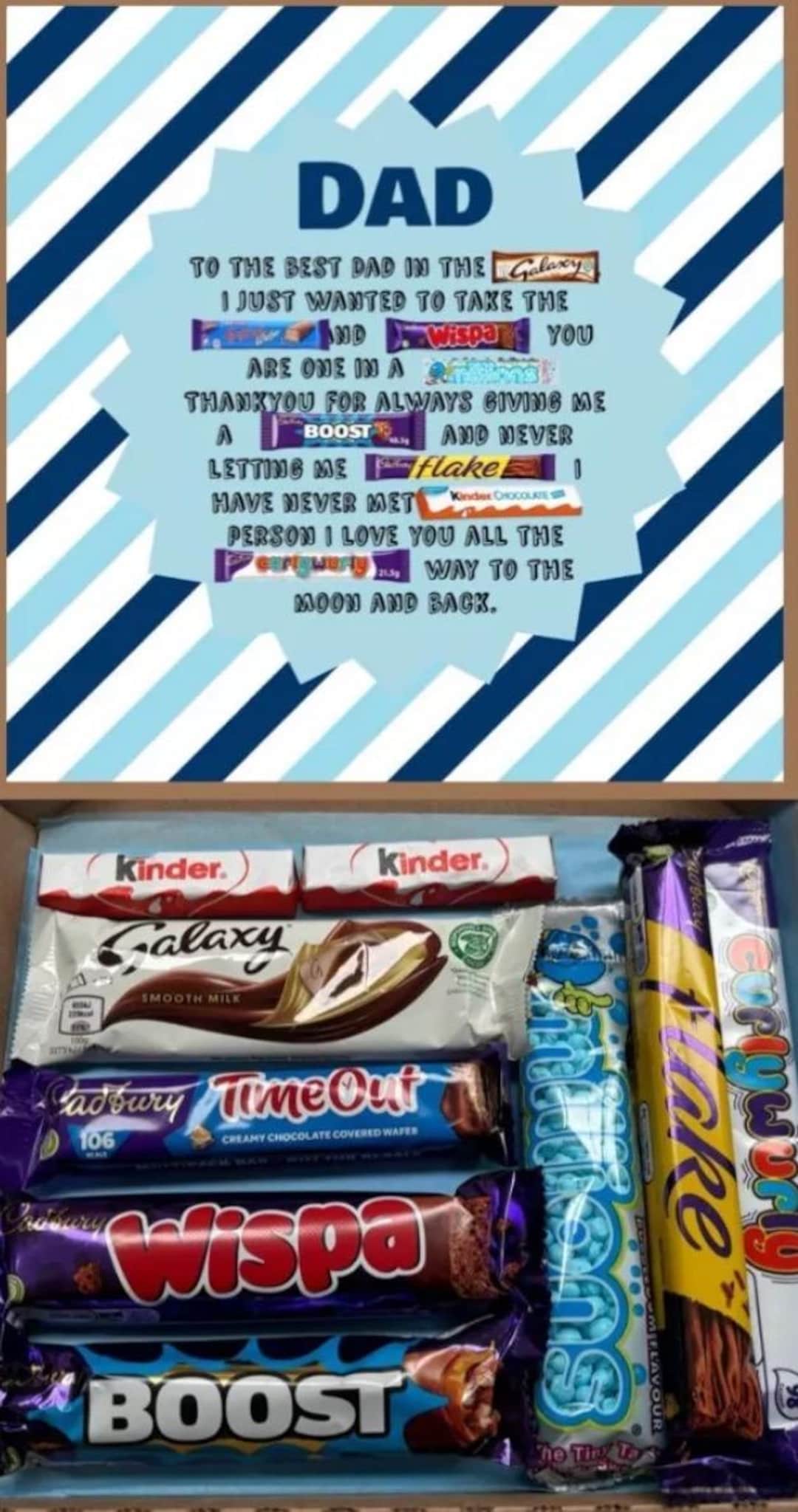 Father’s Day Chocolate Gift Box | Hamper for Dad | Sweet Treats for Him ...