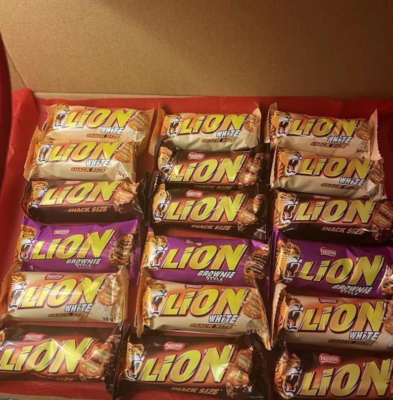 Roar-some Lion Bars Letterbox Chocolate Hamper – Sweet Surprise ...