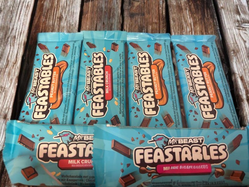 Mr Beast Feastables Chocolate Hamper – Gamer Gift Box – American Candy ...