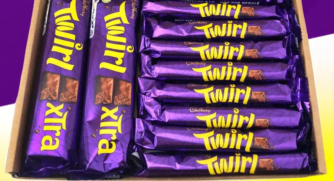 Cadbury Twirl Chocolate Gift Box – Letterbox Hamper for Him or Her ...