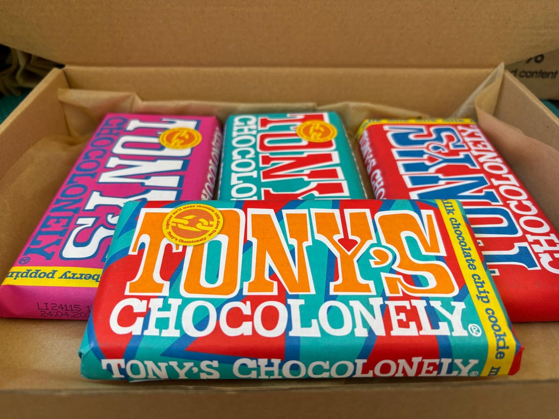 Tonys Chocolate Letterbox Hamper - Etsy