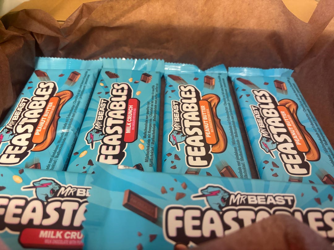 Mrbeast Feastables Chocolate Gift Box – Letterbox Hamper for Him ...