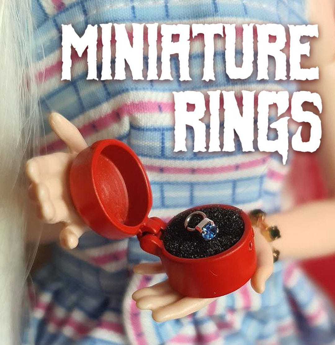 1:6 Realistic Miniature Ring for Fashion Dolls and Figures, Handmade ...