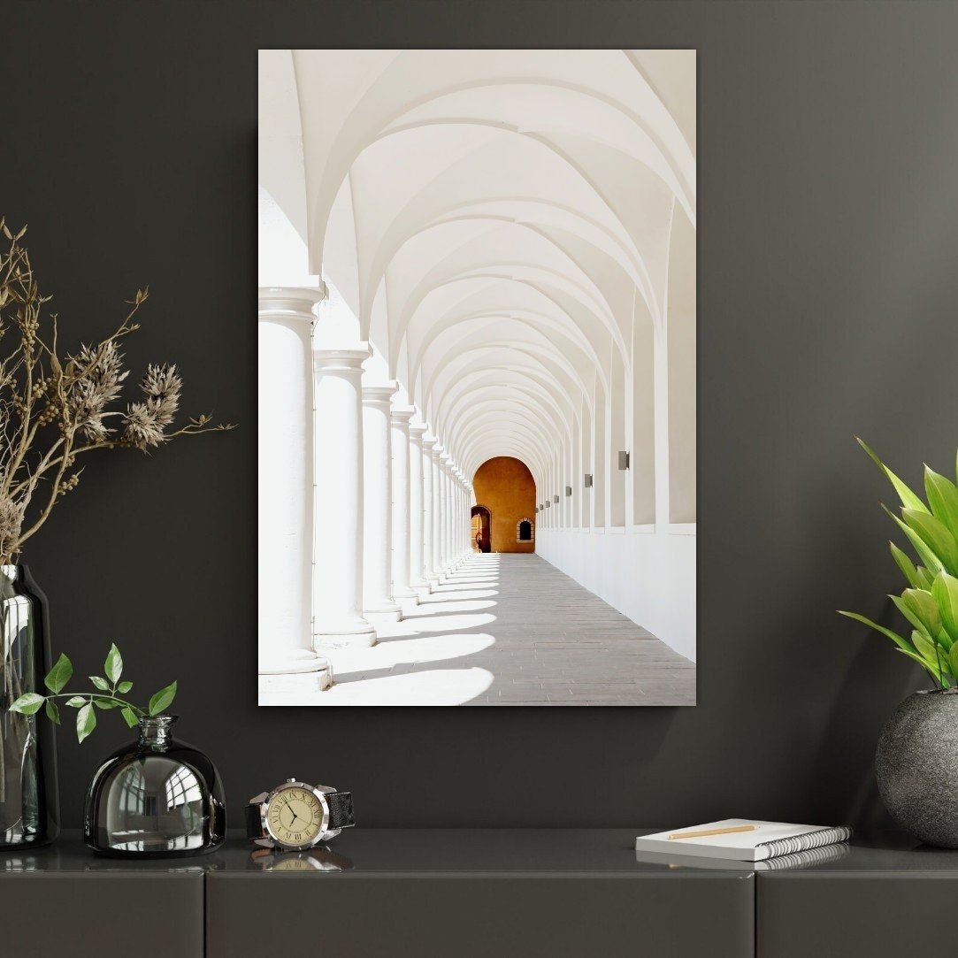 Minimalist Architecture Canvas Architectural Canvas Arabic - Etsy