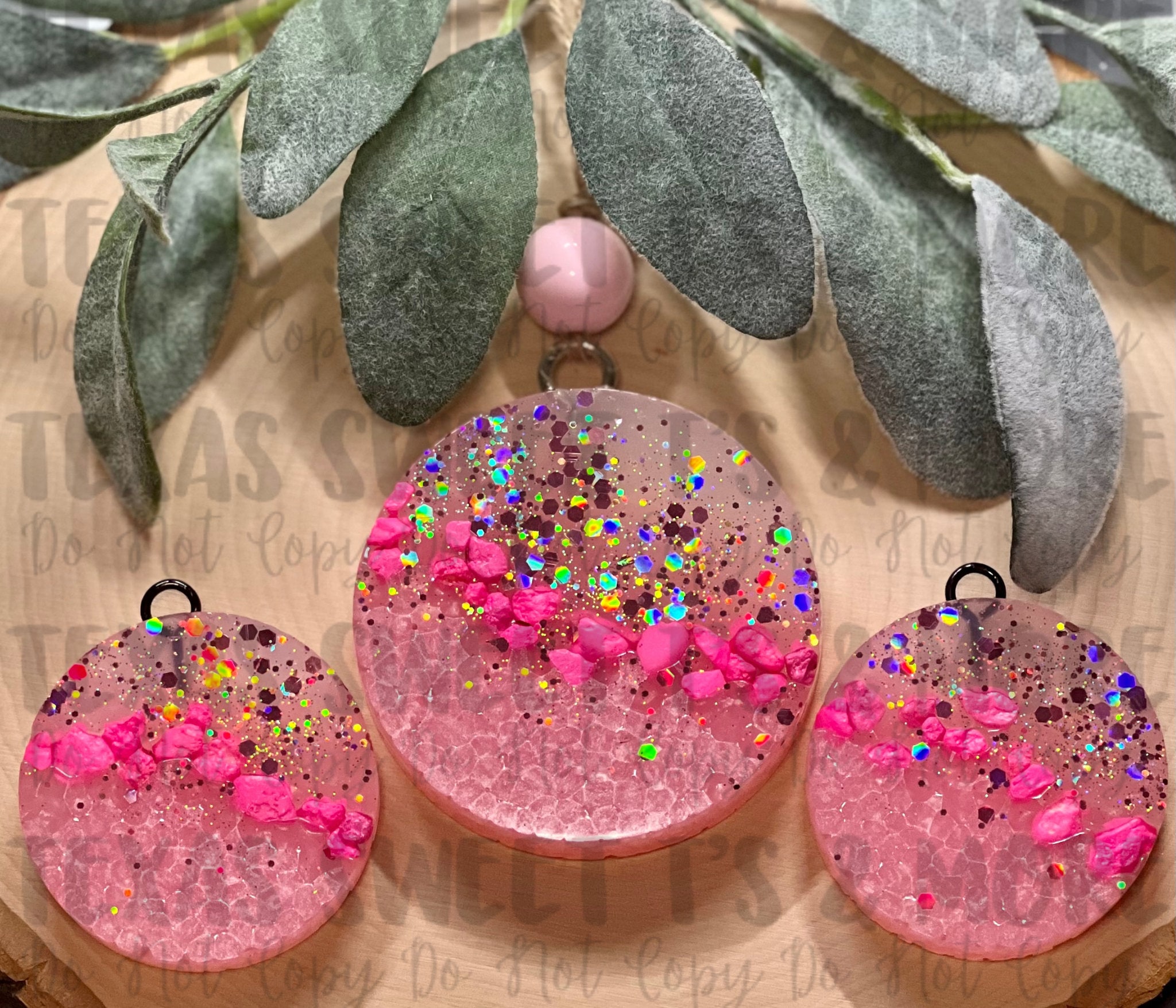 Geode Car Freshie Geode Car Freshie Set Round Car Freshie Black Car ...