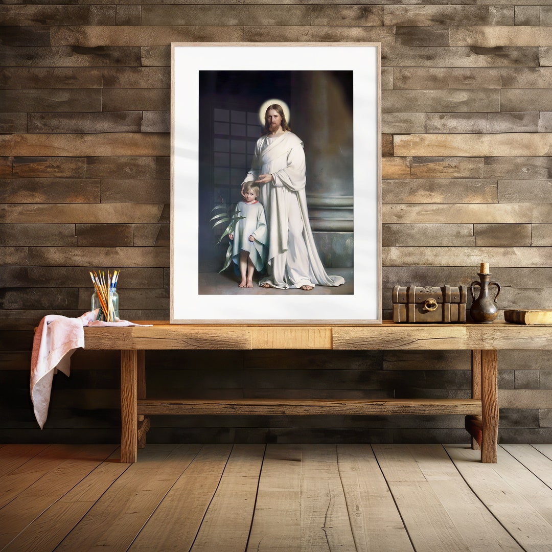 Christ Blessing the Little Child Carl Bloch Jesus Christ Blessing ...