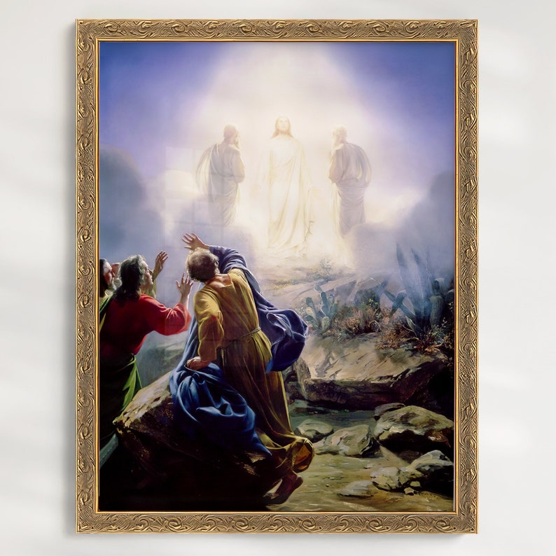 Transfiguration of Jesus Carl Bloch Jesus Christ Mount Tabor Catholic ...