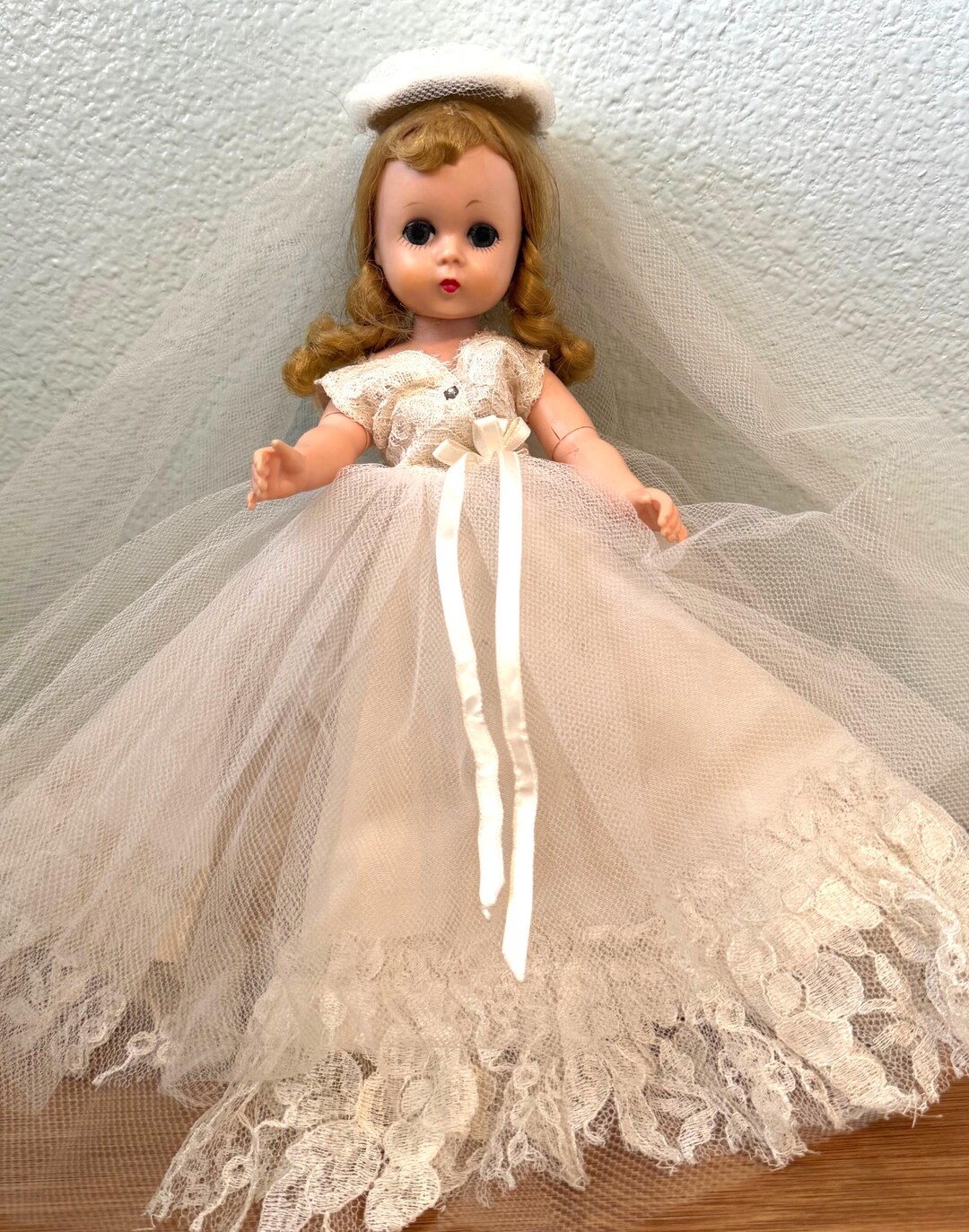 Vintage Madame Alexander 11" Bride Doll - Etsy