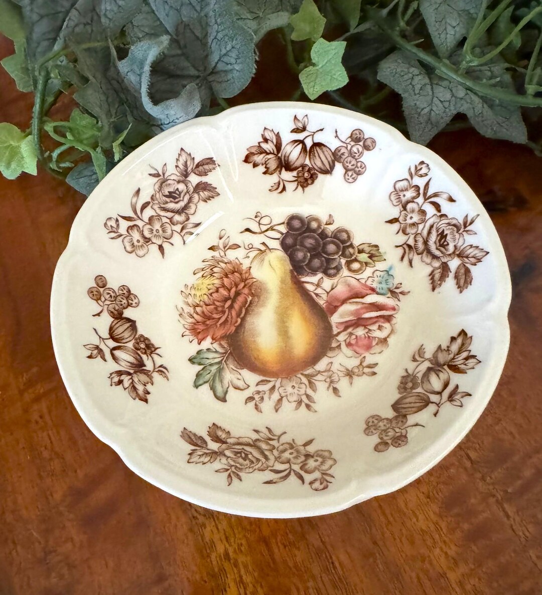 Windsor Ware Porcelain "windsor Fruit" Small Bowl - Etsy
