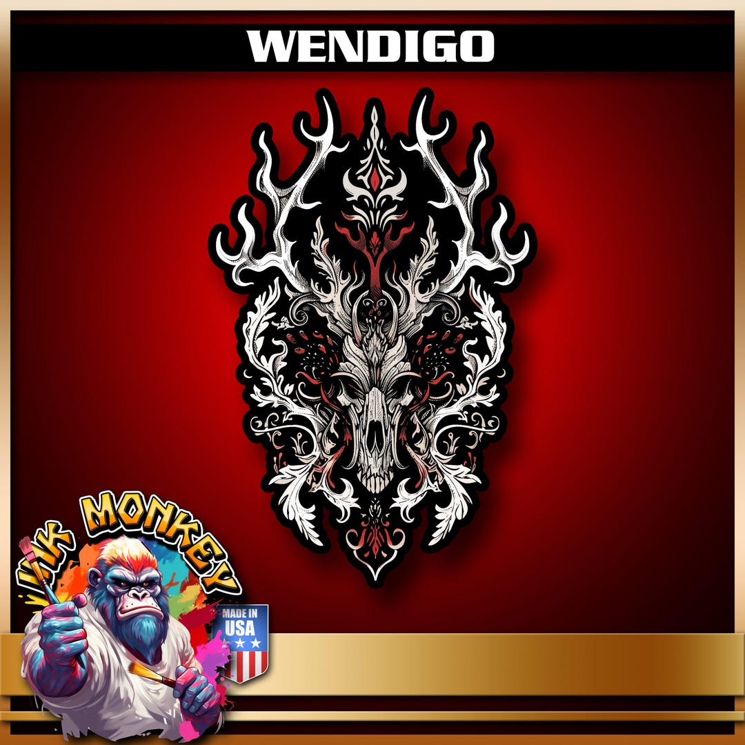 Wendigo Decal - Etsy