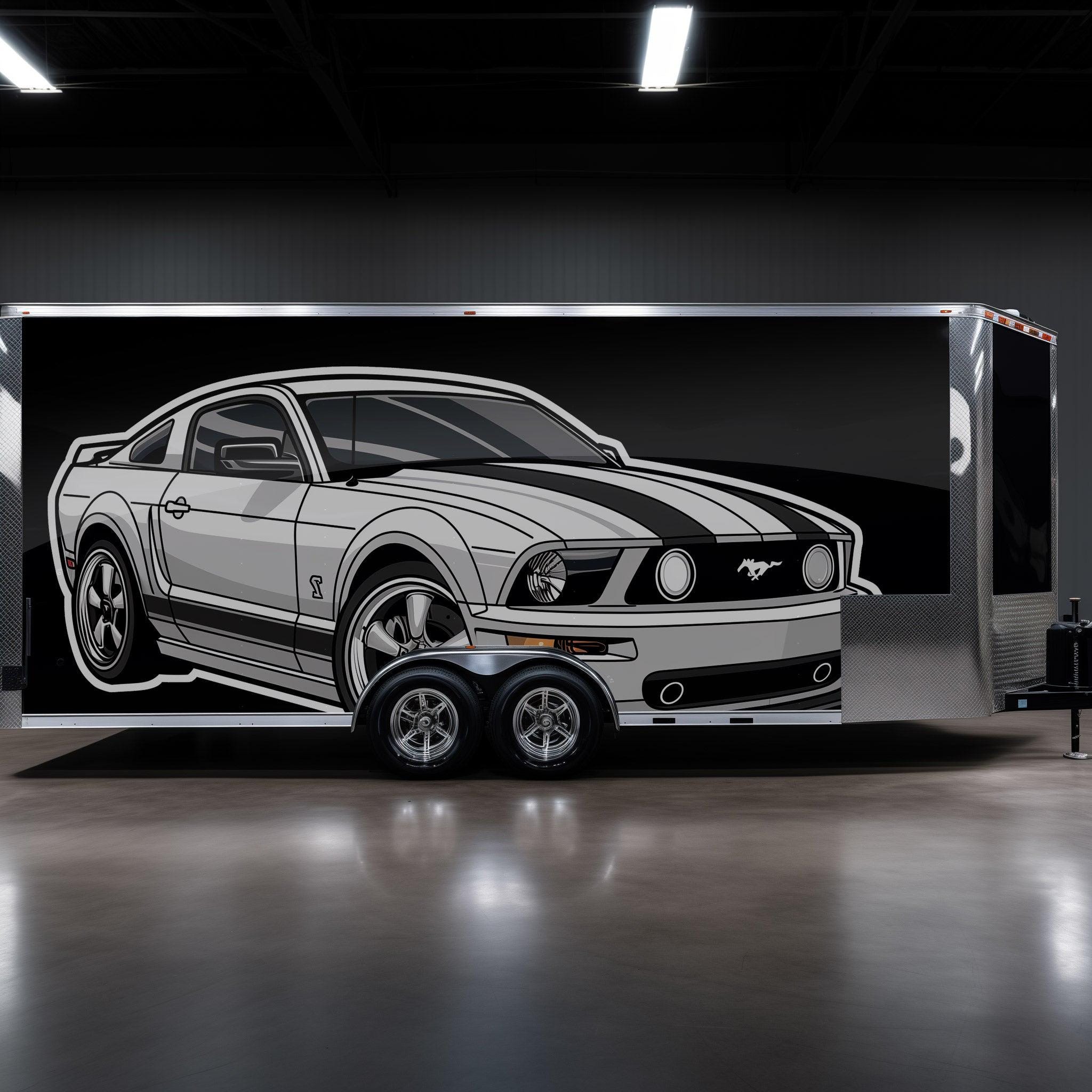 White Mustang Decal Customizable - Etsy