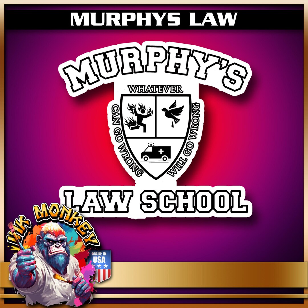 Murphys Law - Decal - Etsy