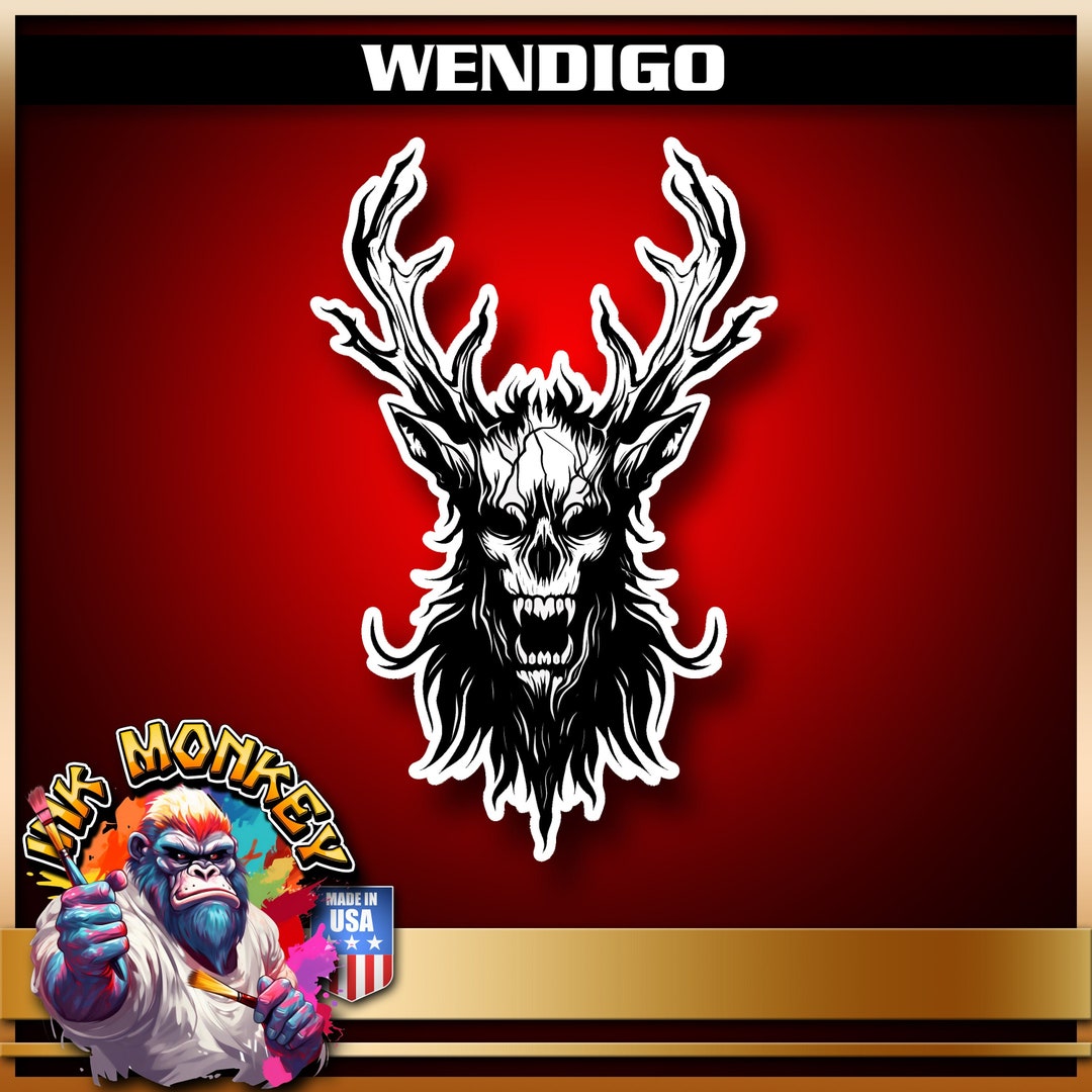 Wendigo Decal - Etsy
