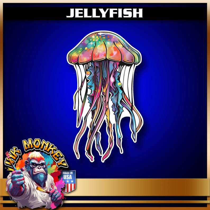 Jellyfish Decal - Etsy