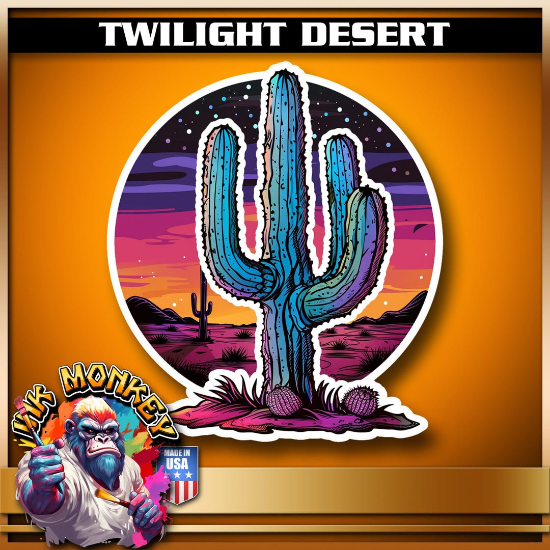 Twilight Desert Decal - Etsy