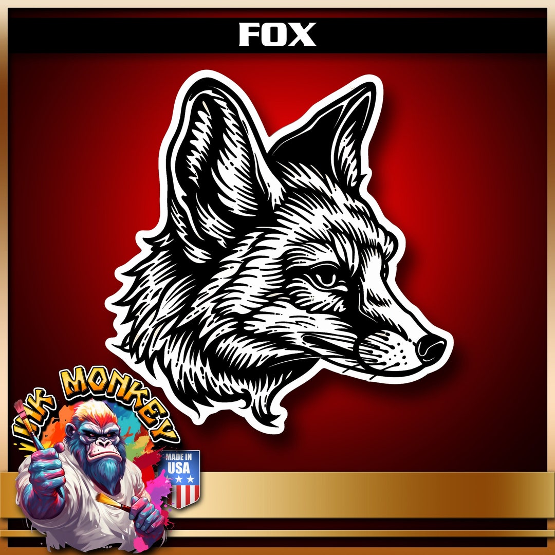 Fox Decal - Etsy