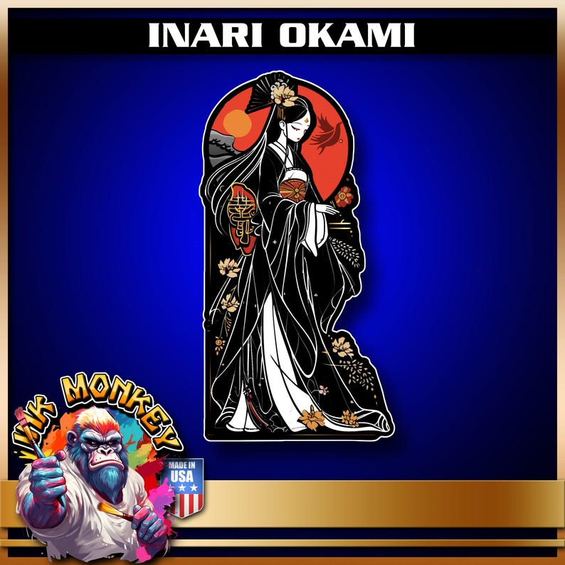 Inari Okami Decal Customizable - Etsy