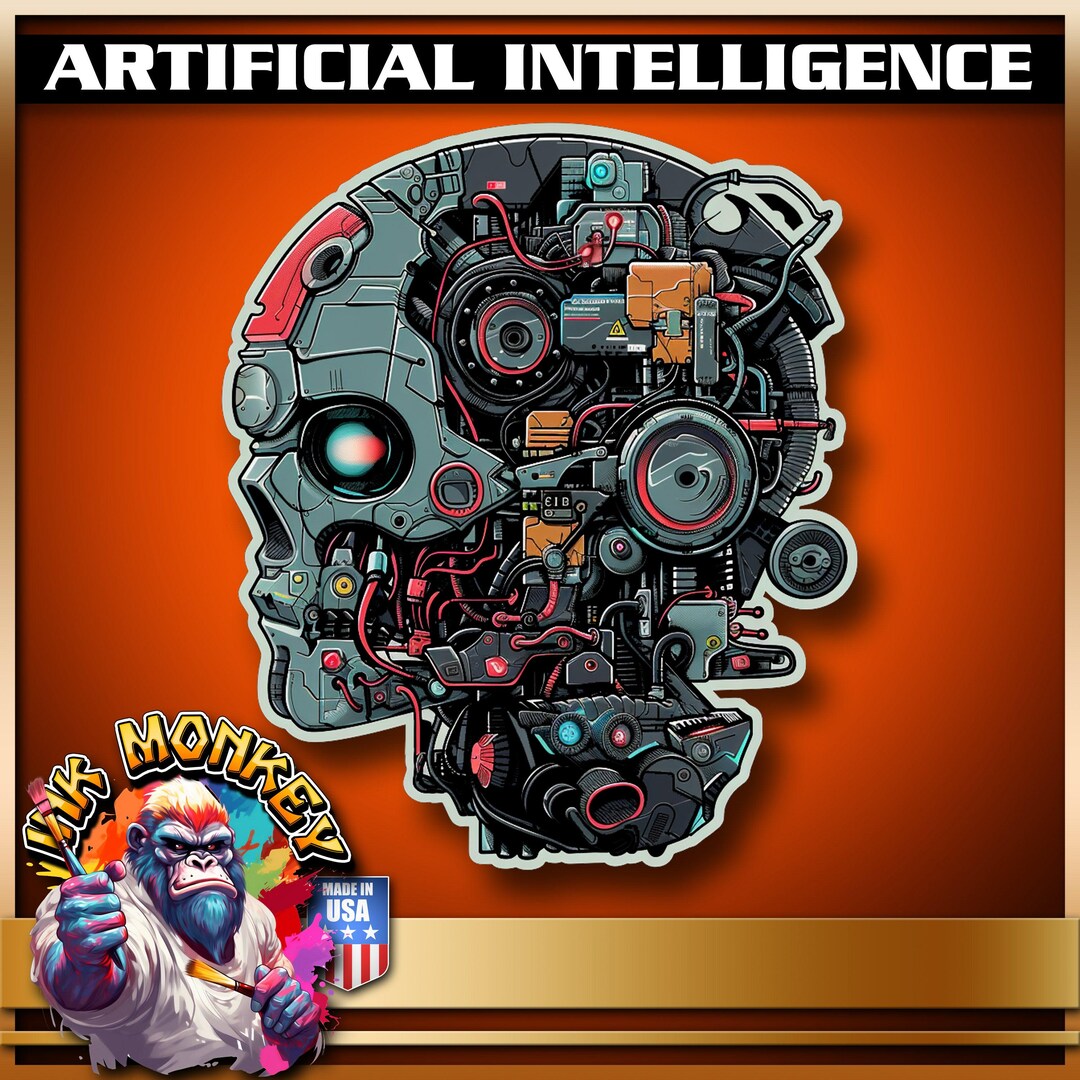 Artificial Intelligence Decal - Etsy