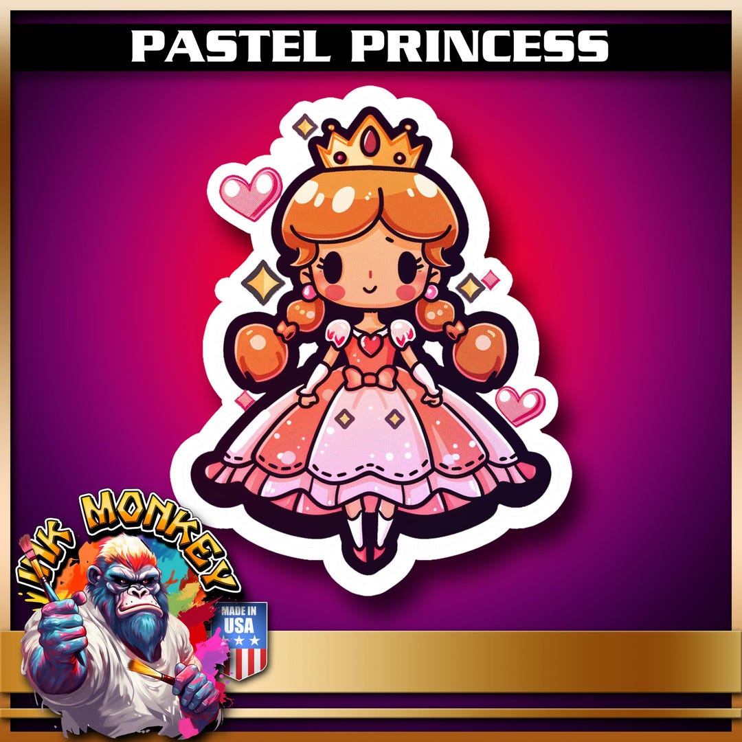 Pastel Princess Decal - Etsy