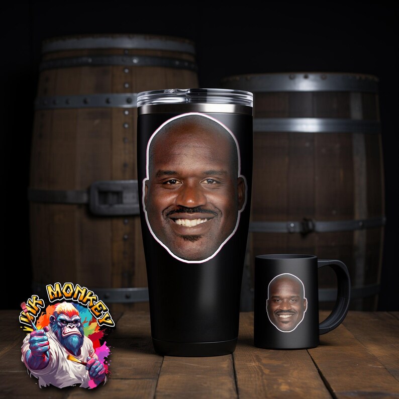 Shaq Face Decal - Etsy