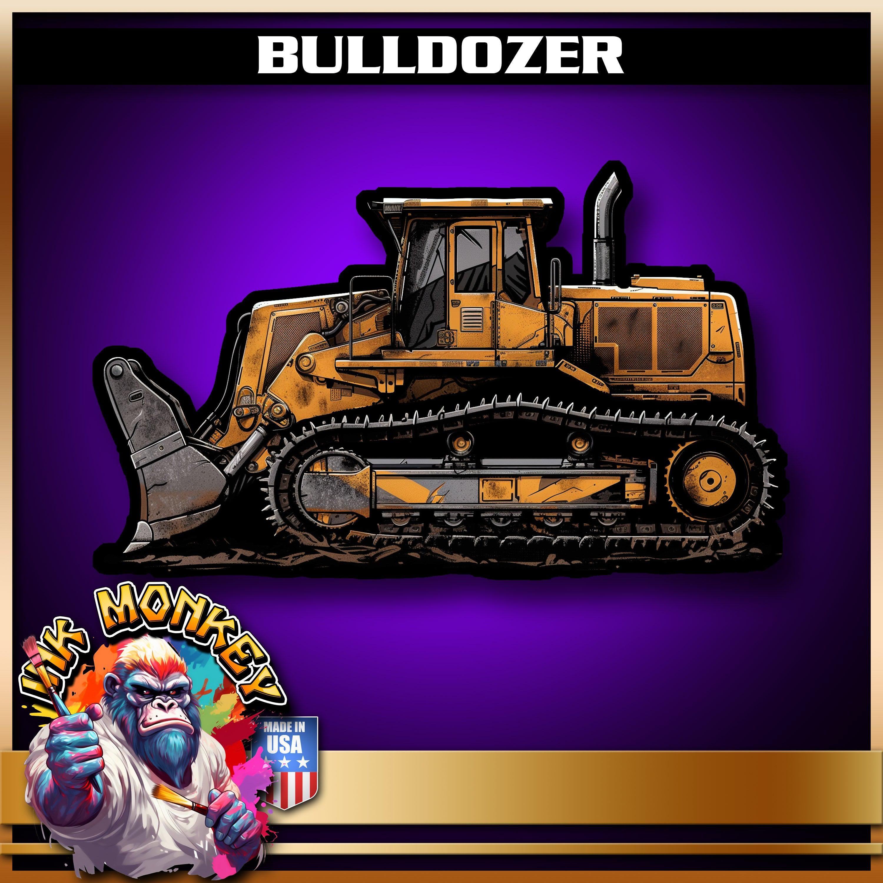 Bulldozer Decal - Etsy