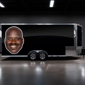 Shaq Face - Decal - Etsy