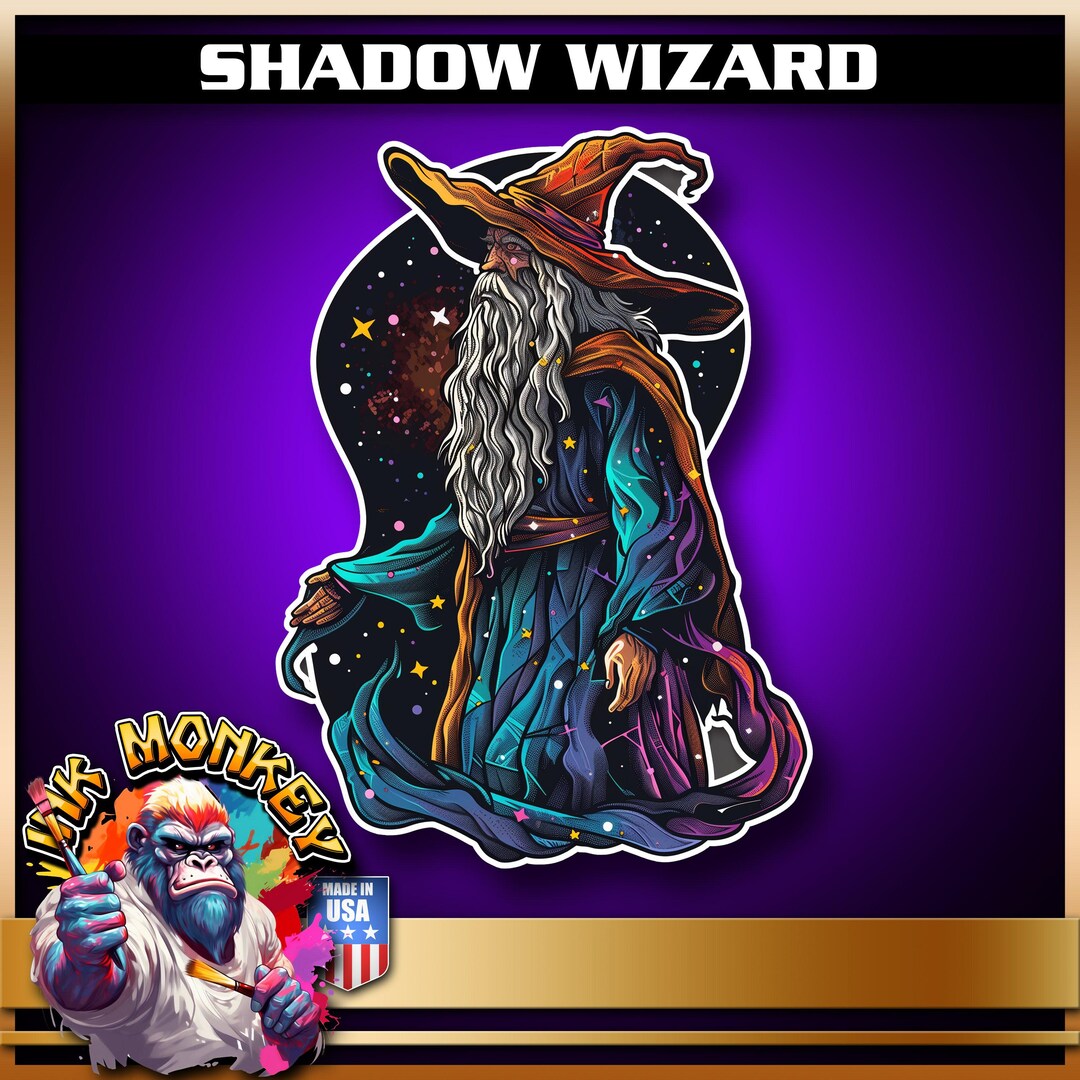 Shadow Wizard Decal Customizable - Etsy
