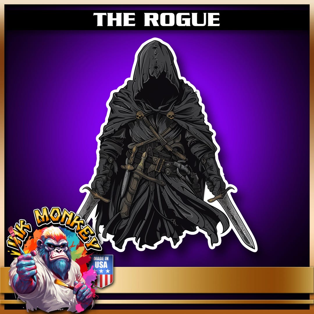The Rogue - Decal - Customizable - Etsy