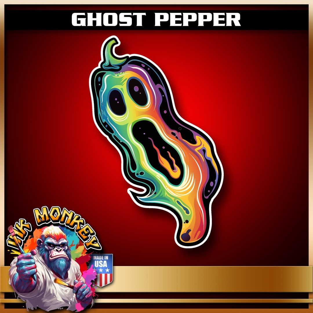 Ghost Pepper Decal - Etsy