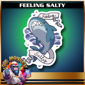 Feeling Salty Decal - Etsy