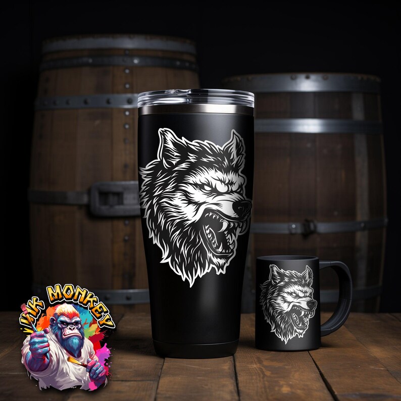 Werewolf Decal Customizable - Etsy