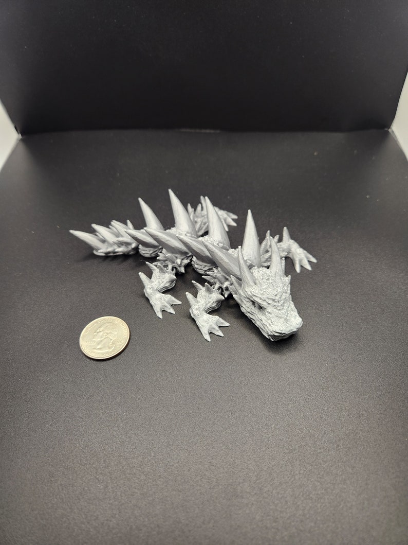Articulating Dragon. 3d Printed. Small Model. - Etsy