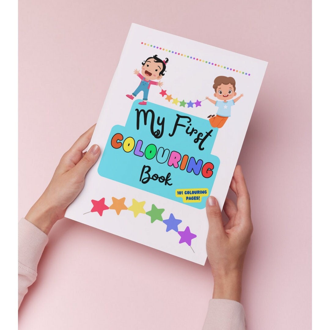 My First Colouring Book, Easy and Fun Colouring Book for Toddlers, Ages ...