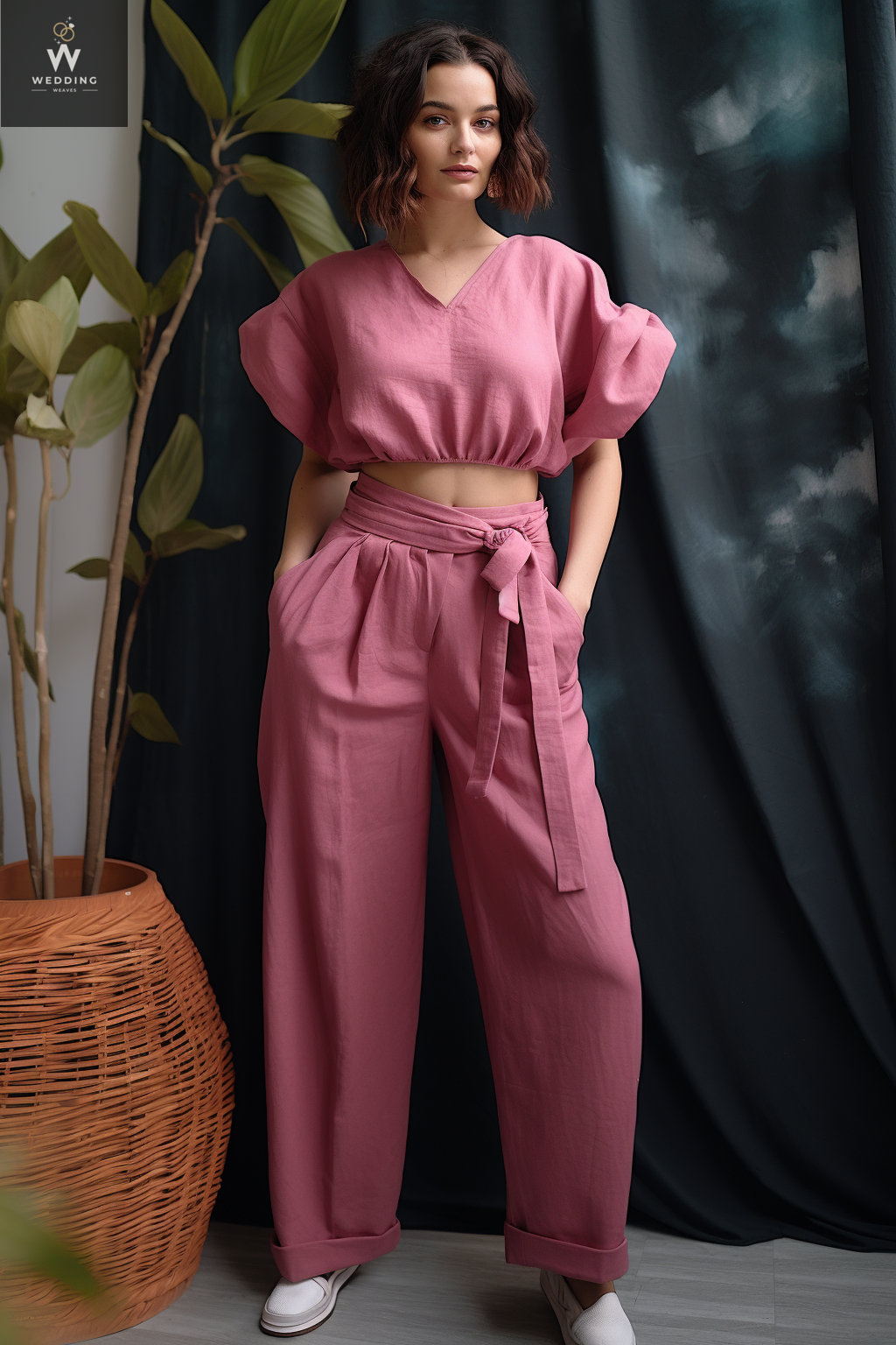 Pink Co-ord Set for Women Stylish Co-ord Set Matching Two-piece Set ...