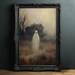 Vintage Ghost Print | Spooky Poster | Halloween Poster | Ghost Print ...
