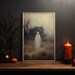 Vintage Ghost Print | Spooky Poster | Halloween Poster | Ghost Print ...