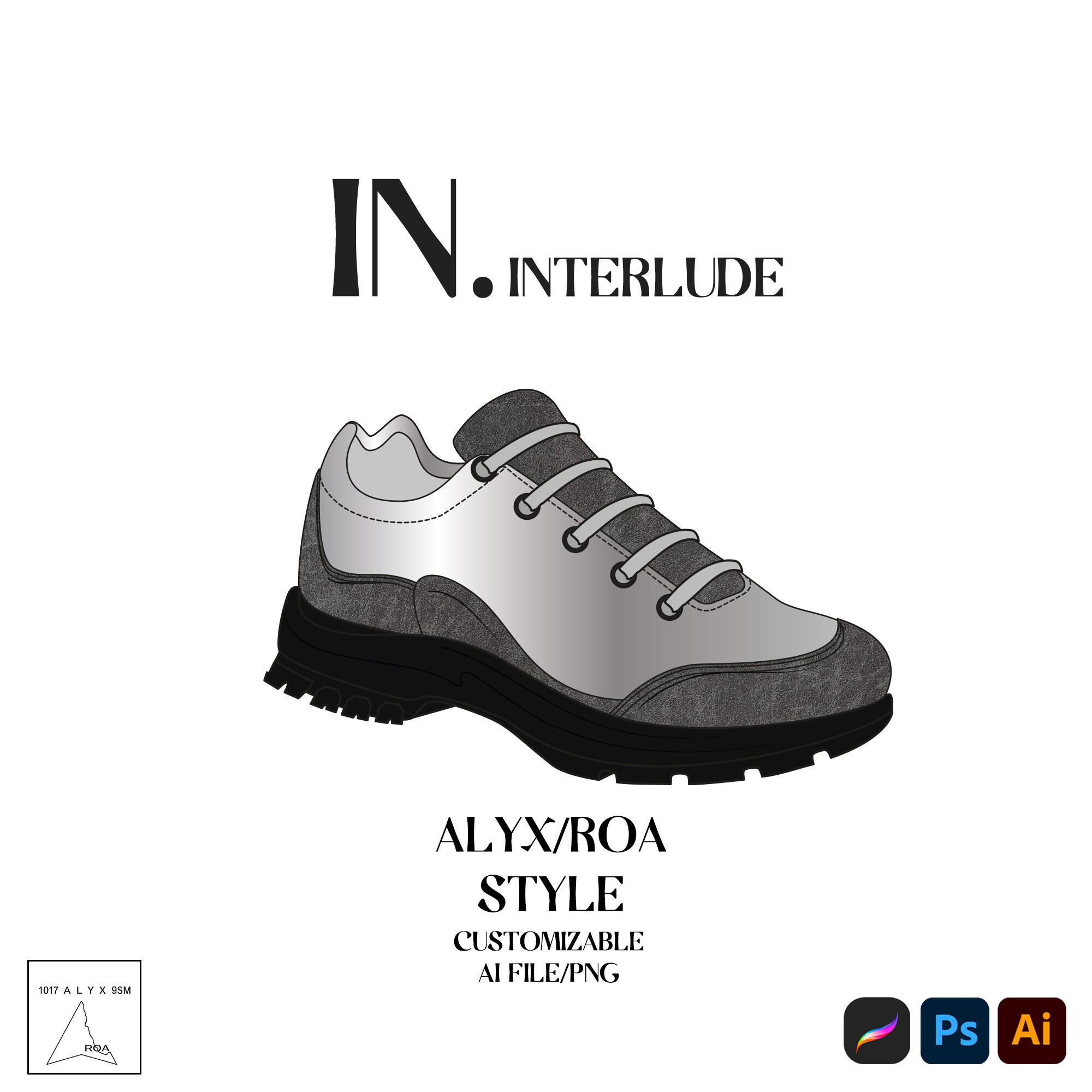 Designer Sneakers 2024 Template Tech Pack Streetwear Luxury Vector ...