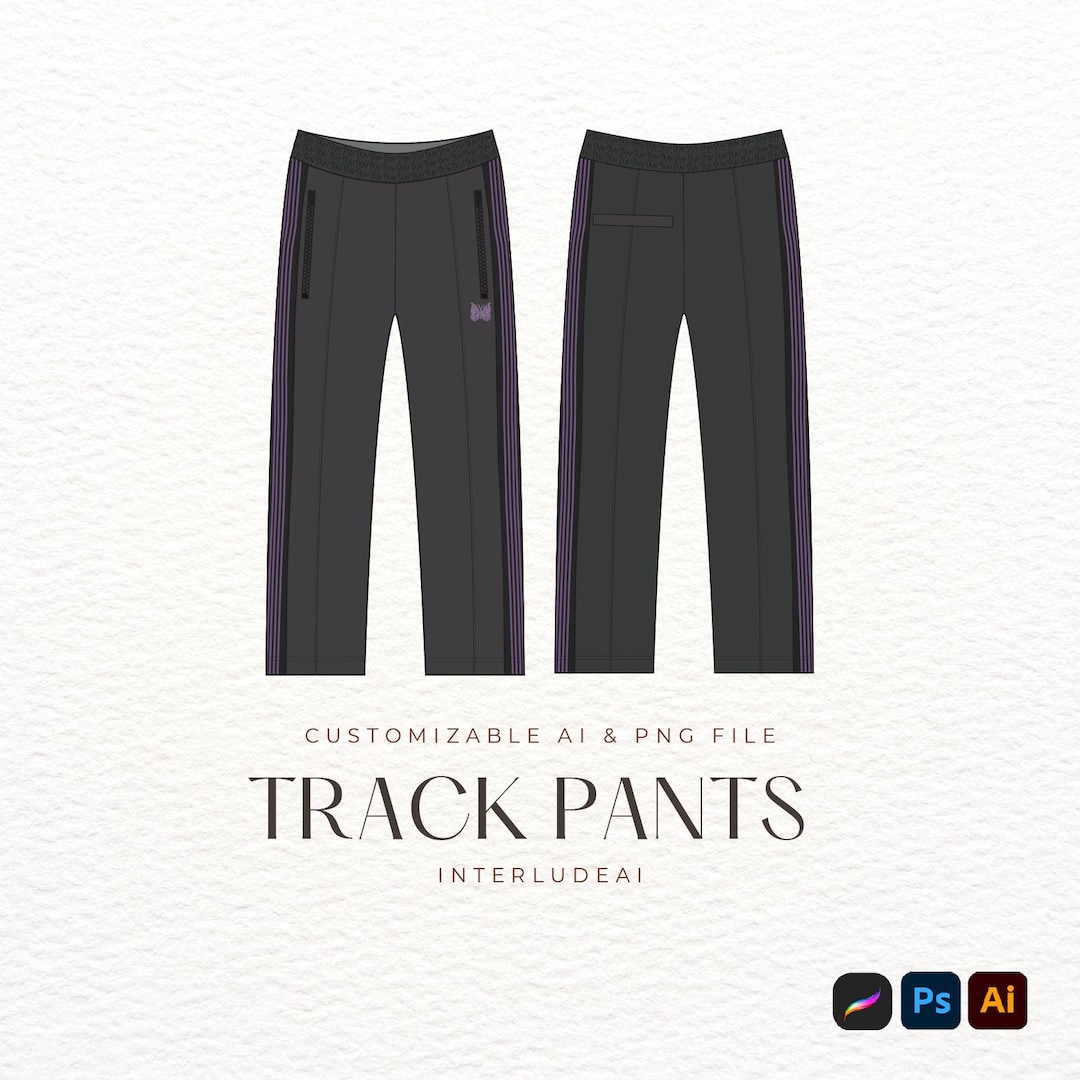 Streetwear Relaxed Oversized Track Pants Joggers Fashion Clothing Brand ...