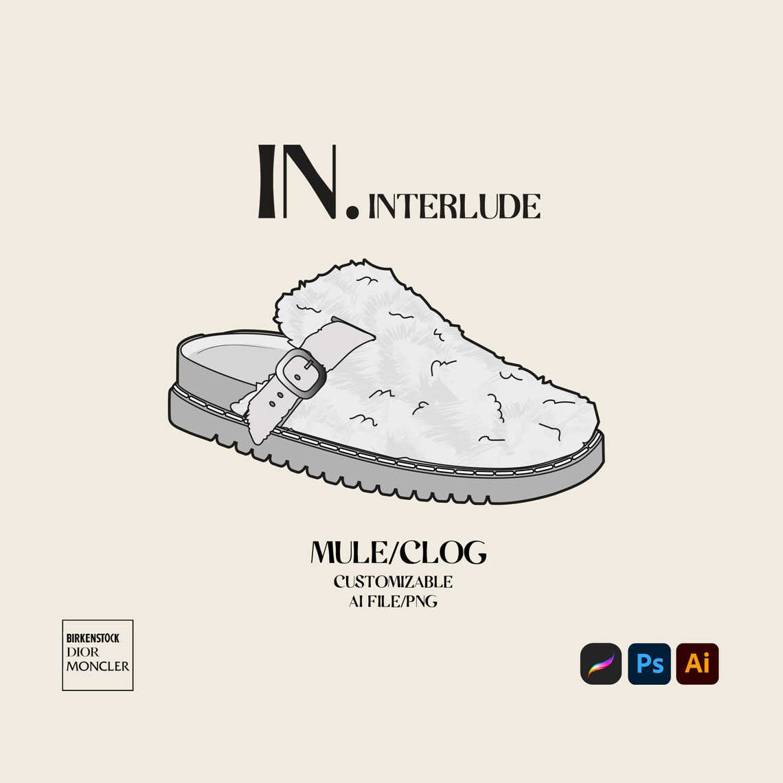 Shearling Mule Clogs 2024 Template Tech Pack Streetwear Luxury - Etsy ...