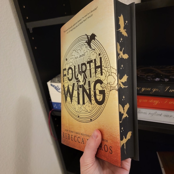 Fourth Wing Book Sprayed Edge - Etsy
