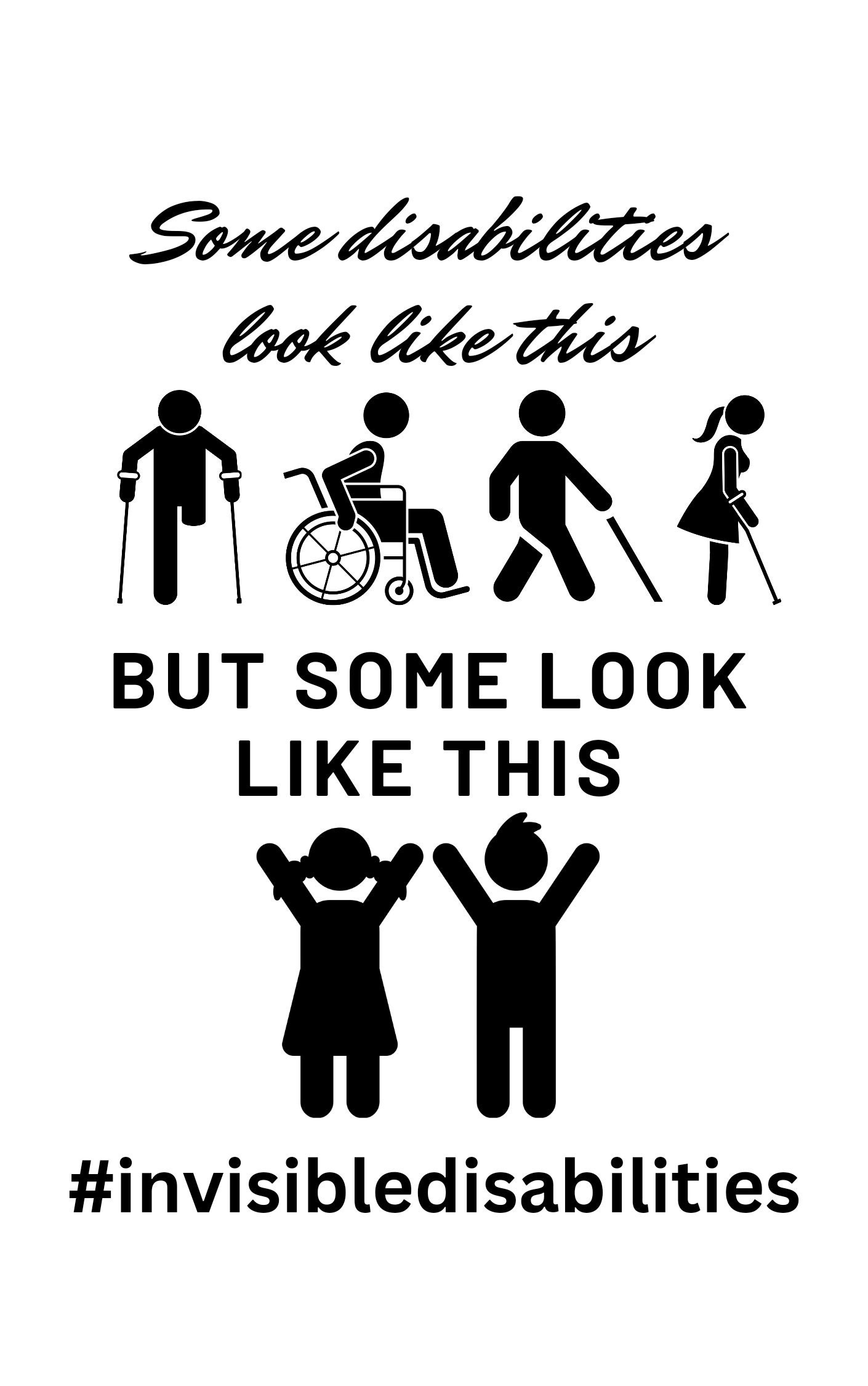 Decal "some Disabilities Look Like This" - Etsy