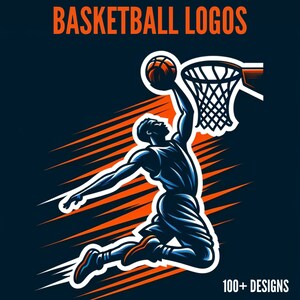 100 Basketball Logo Designs Bundle Free Commercial Use Basketball JPG ...