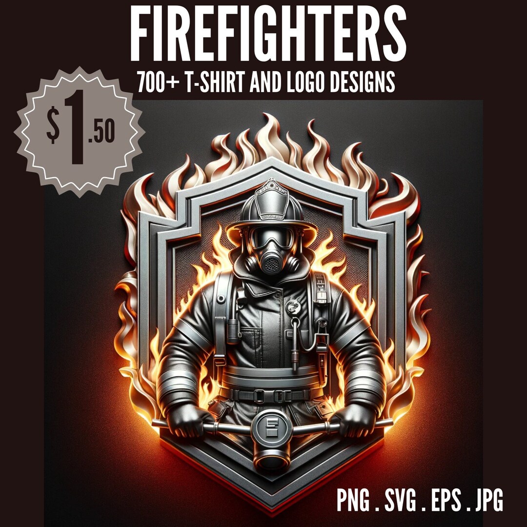 700 Firefighter T-shirt Logo Designs Firefighter Word Art Svg Png Dxf ...